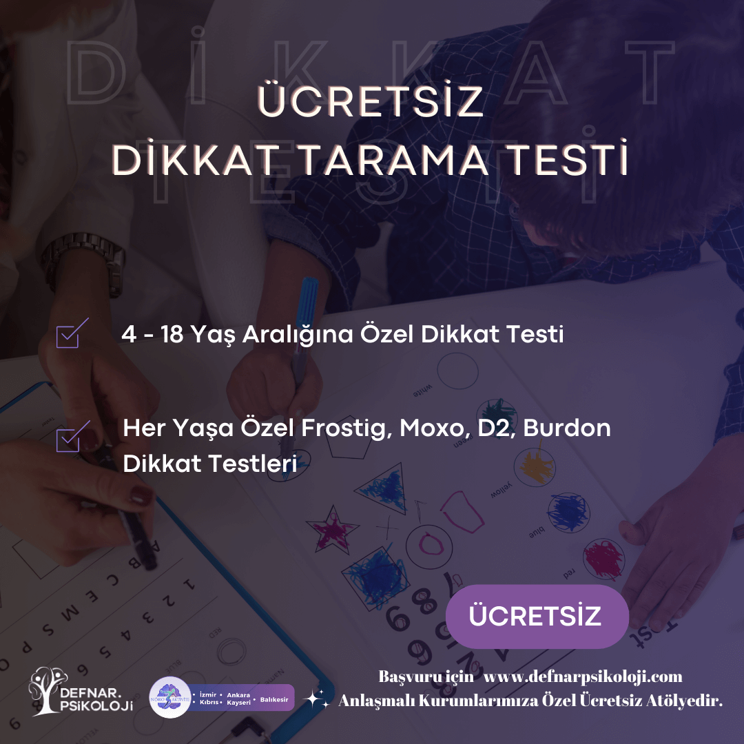 Kayseri Ücretsiz Dikkat Testi, Kayseri Ücretsiz Dikkat Eksikliği Testi ...